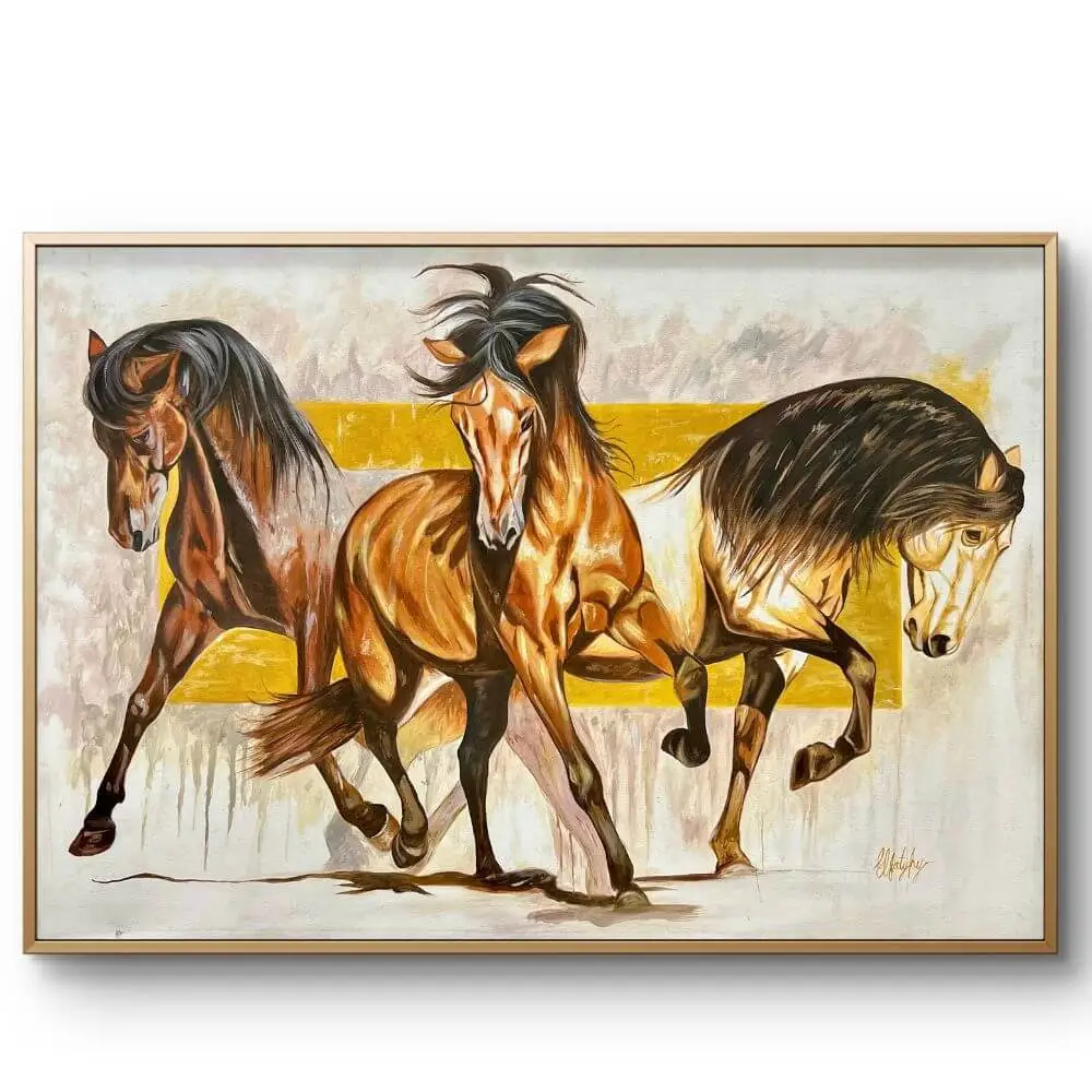 Tableau Chevaux 006 – Law7aty.ma - Encadrement Tableau Casablanca ...