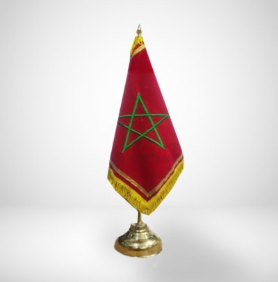 Drapeau pour bureau – Drapeaux avec support en cuivre