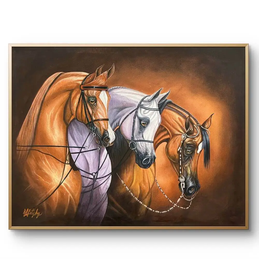 Tableau Chevaux 004 – Law7aty.ma - Encadrement Tableau Casablanca ...