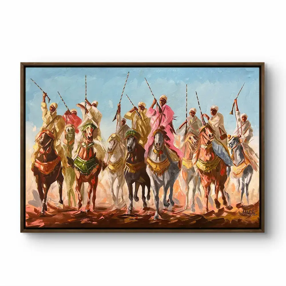 Tableau décoration Maroc – Art Equestre Touche Moderne