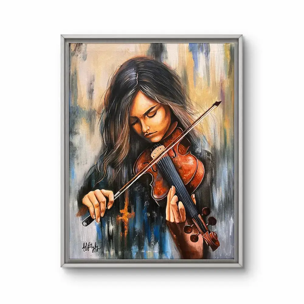 Tableau Violoniste 004 – Law7aty.ma - Encadrement Tableau Casablanca ...